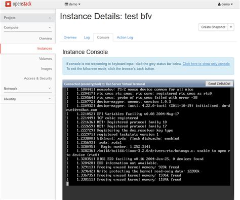 17 Launch A Test Boot From Volume Instance From Horizon — Openstack