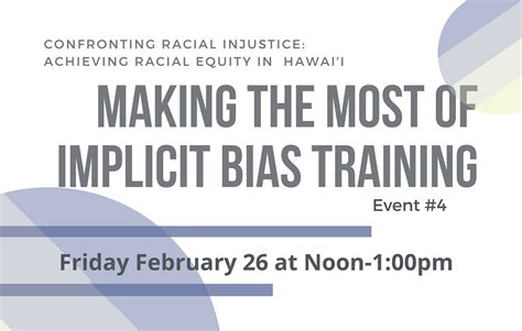 Making The Most Of Implicit Bias Training King Kamehameha V Judiciary History Center