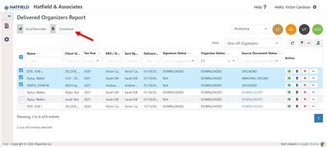 downloading multiple files at once safesend organizers