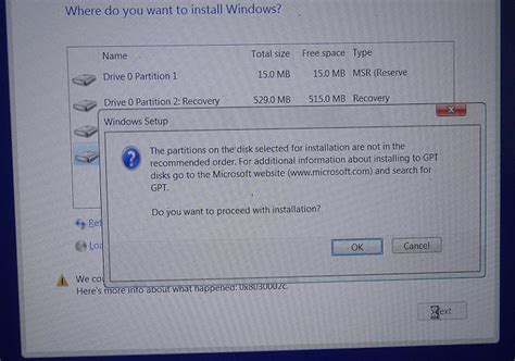 UNABLE TO INSTALL Win Initialised As GPT Disk Cant Change It Solved Windows Forums