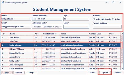Student Management System In C Windows Forms With Source Code
