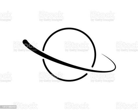 깨끗한 배경에 고립 된 위성 아이콘과 행성 현대 스타일의 위성 아이콘 개념 그리기 아이콘과 행성 웹 모바일 로고 앱 Ui 디자인에 대한 벡터 일러스트레이션입니다 과학에 대한