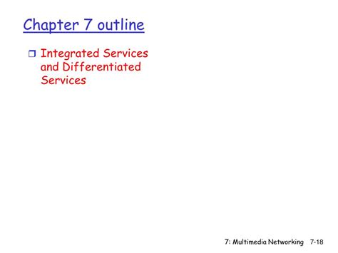 Ppt Chapter 7 Qos And Multimedia Networking Part B Powerpoint