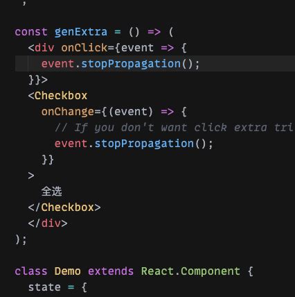 Collapse Panel的extra填充Checkbox时点击复选框非文字时会点透Panel会叠起 Issue ant design ant design