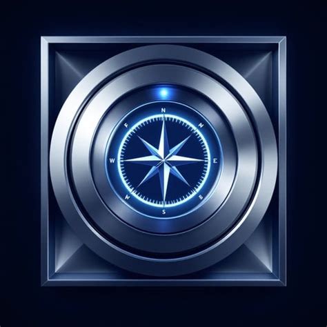 Free Glowing Navigation Compass Image Compass Navigation Geometric