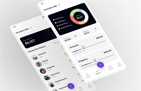 Expense Tracking App Ui Design By Intorque On Dribbble