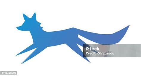 Siluet Rubah Biru Ilustrasi Stok Unduh Gambar Sekarang Alam Alam