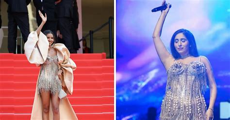 Cannes 2025 Did Nancy Tygai Really Design Her Outfit Neha Bhasin