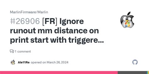 Fr Ignore Runout Mm Distance On Print Start With Triggered Runout