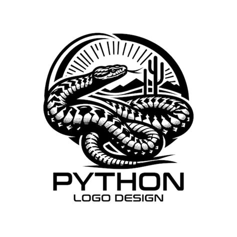Python Vector Logo Design Premium Ai Generated Vector