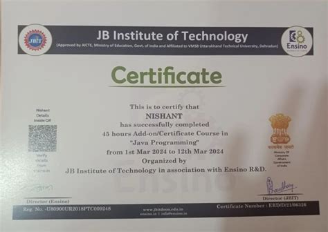 nishant rana on linkedin javaprogramming certification