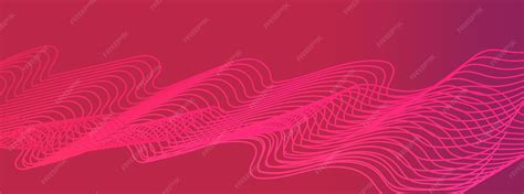 Premium Vector Abstract Wavy Lines Gradient Background Vector Illustration