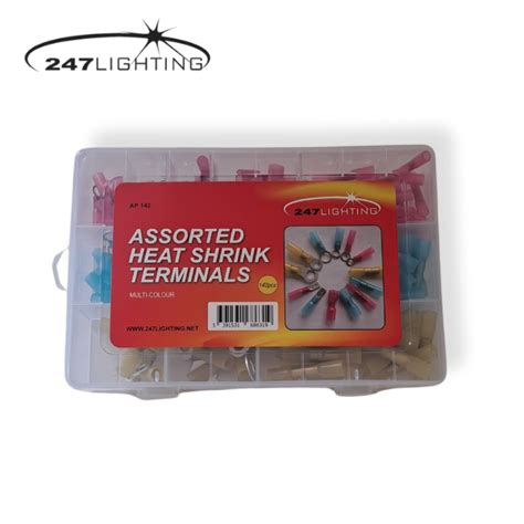 Colour Assorted Heat Shrink Termnial 142pce Clever Agri Components