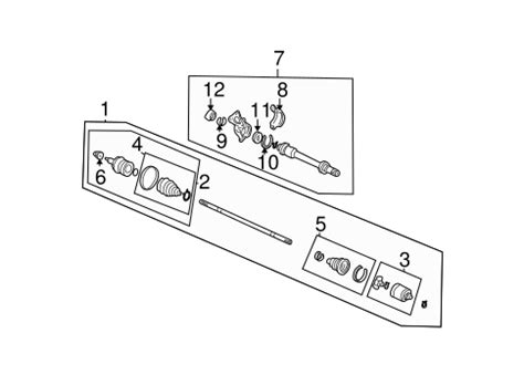 Drive Axles For 2006 Honda Pilot Honda Automotive Parts