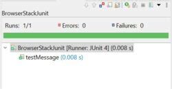 Junit Assertthat Method BrowserStack