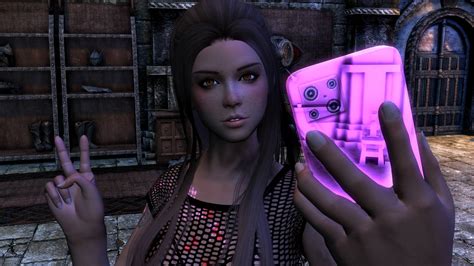 Sarah From Skyrim Taking A Selfie 3 By Sarahnyx2 On Deviantart