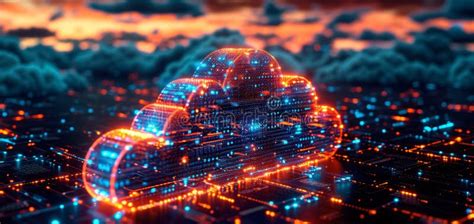cloud computing cost efficiency stock illustration illustration of