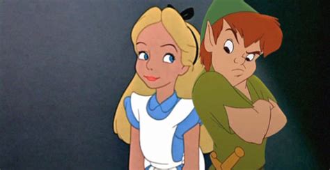 Alice And Peter Pan Alice In Wonderland Photo Fanpop
