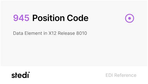 X12 Edi 945 Position Code Stedi