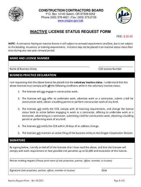 Oregon Construction Contractors Board Continuing Education At Walter