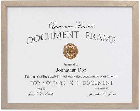 Professional Frames For Certificates