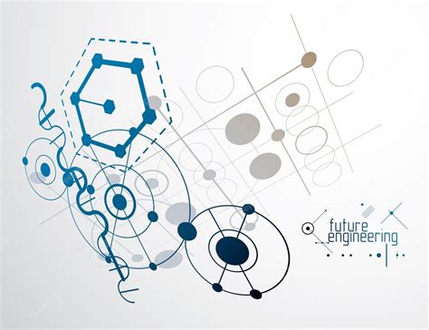 Premium Vector Vector Industrial And Engineering Background Future