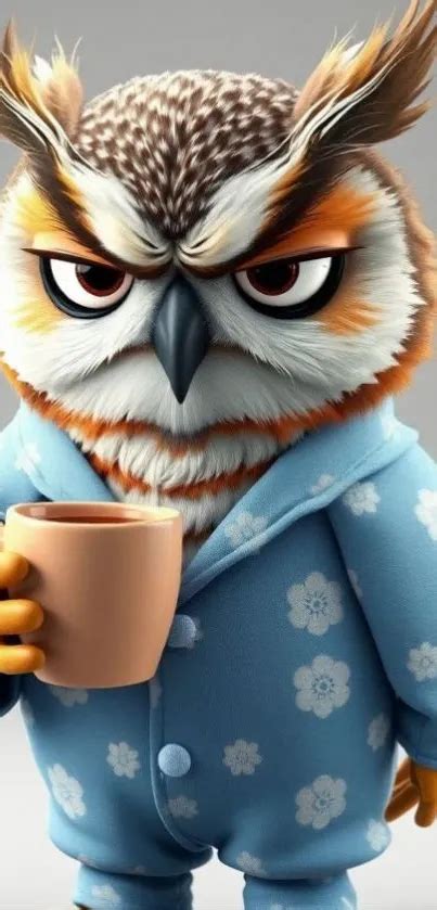 Cute Animated Owl Wallpaper Free Download