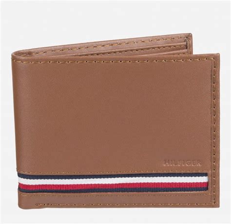 Мужское кожаное портмоне Tommy Hilfiger 326300293 Коричневое ...