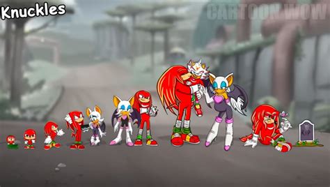Knuckles Growing Up Travel By Stevenracecars On Deviantart