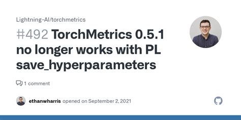 torchmetrics 0 5 1 no longer works with pl save hyperparameters · issue