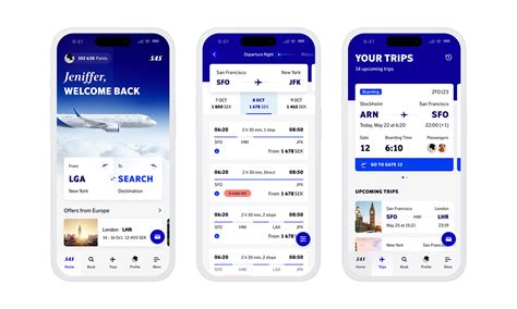 If Design Scandinavian Airlines Mobile App