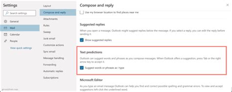 How To Compose Emails Quicker With Text Predictions In Outlook