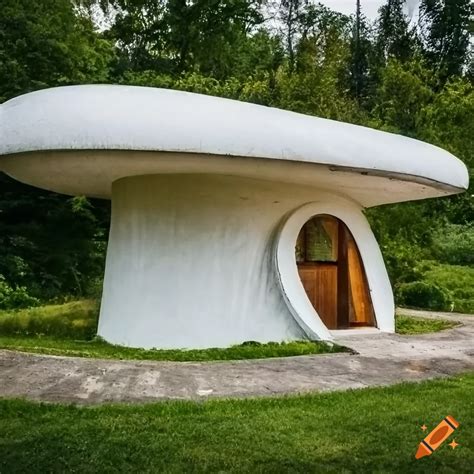 A Modern Mushroom House Architecture Photography Concept On Craiyon