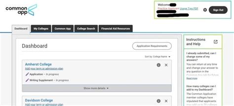 Common App Online