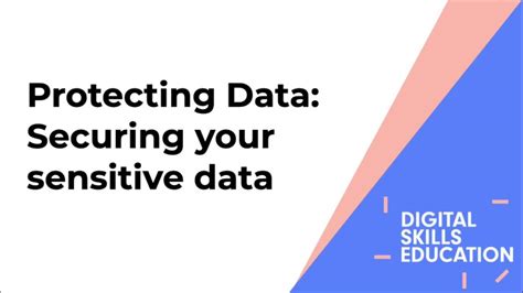 Get Started Securing Your Sensitive Data Securing Sensitive Data 1 Youtube
