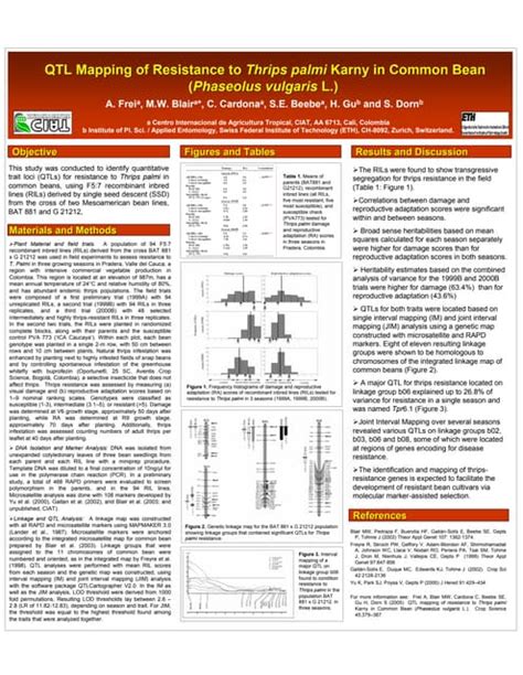 Poster9 Mapping Qtl For Climbing Ability And Component Traits In