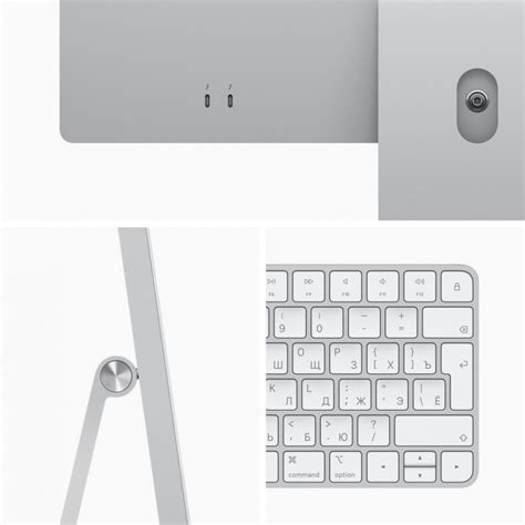 Apple iMac M1 2021 24" MGTF3 (4 порта, 8/256, серебристый) — купить в ...