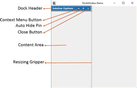 Dock Window In Windows Forms Docking Manager Control Syncfusion®