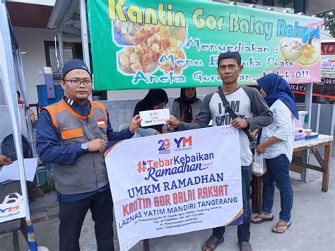 Tebar Manfaat UMKM Ramadhan Untuk Penjual Takjil Tangerang Yatim Mandiri News