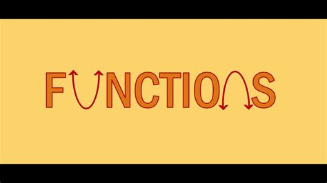 Functions Pt 1 Youtube