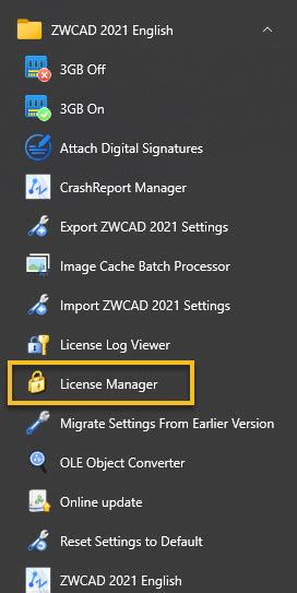 How To Return Zwcad Borrowed License 2021 And Earlier Versions Technical Knowledge Base En