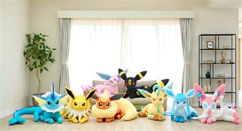 Pokémon Announces New Line Of Life Sized Eeveelution Plushies