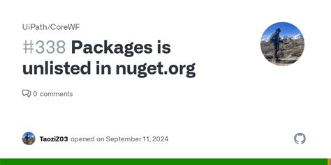Packages Is Unlisted In Nuget Org Issue UiPath CoreWF GitHub