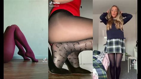 Tiktok Nylon Pantyhose Girls Compilation 281 Youtube