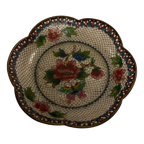 Late 19th Century Plique A Jour Scalloped Plate Chairish
