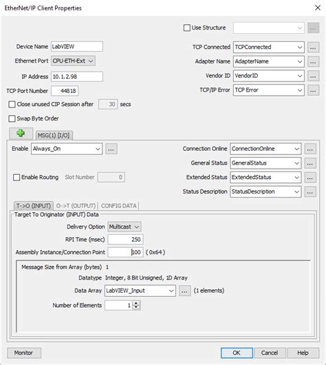 ethernet ip implicit i o adapter to productivity plc scanner ni community