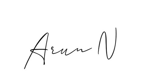 100 Arun N Name Signature Style Ideas Unique E Signature