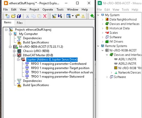 Problem Connecting A Crio As An Ethercat Master With A Third Party Ethercat Slave Ni Community