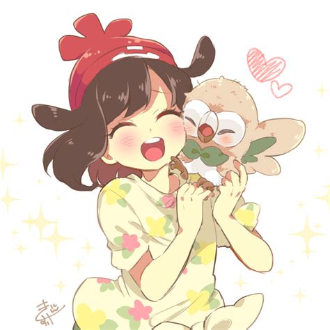 Miyahana Yu Artist Rowlet Selene Pokemon Nintendo Pokemon