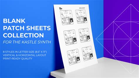Kastle Synth Blank Patch Sheets Collection Payhip Kastle Synth Blank Patch Sheets Collection Payhip